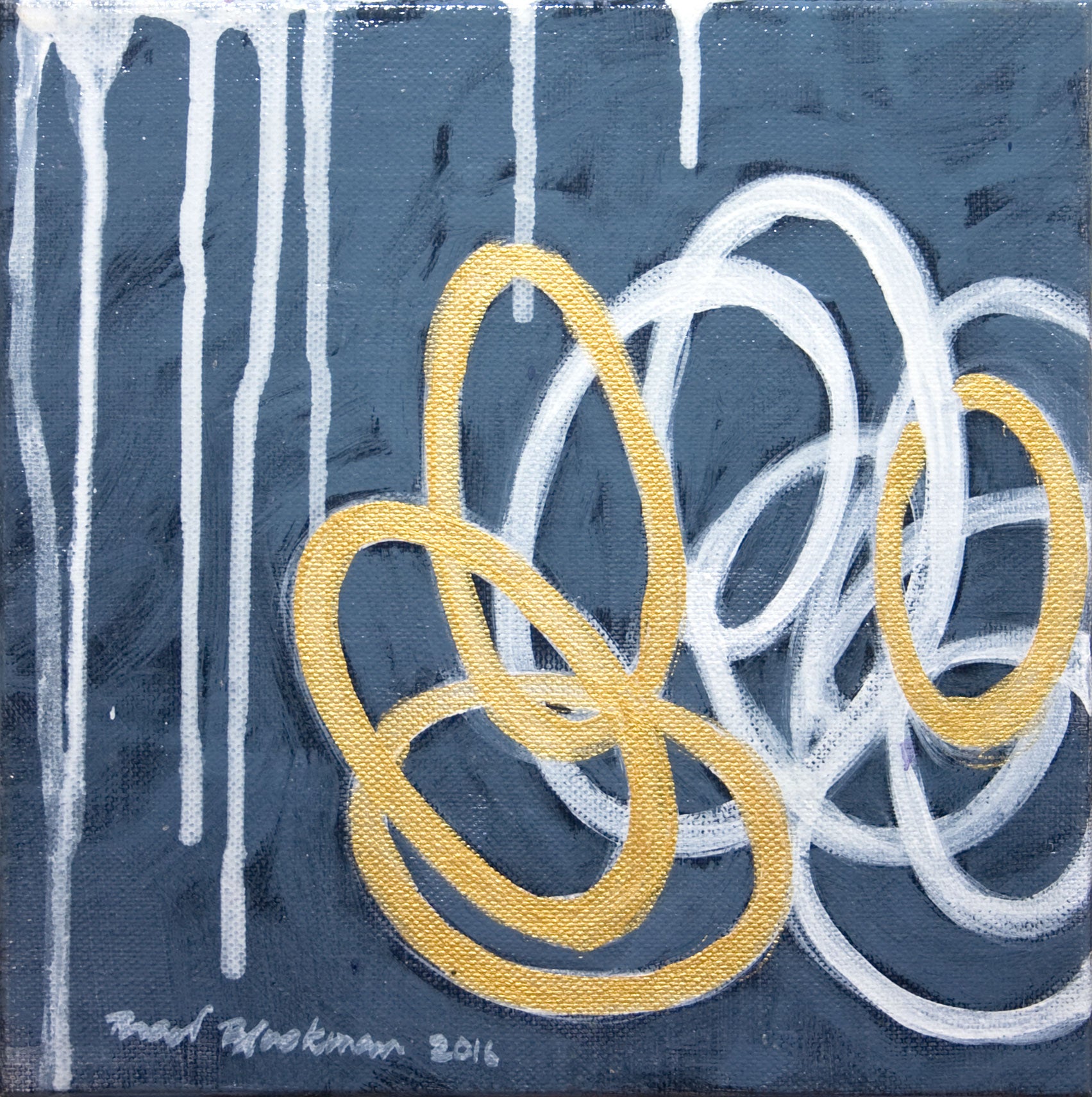 "Everything Is Connected" Original Abstract Painting | Brad Blackman Art